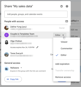 How to Share Google Sheets: From One Tab to Complex Cases | Coupler.io Blog