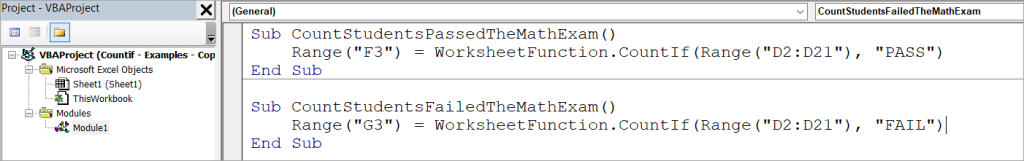 Excel Vba Countif How To Count Specific Values Blog