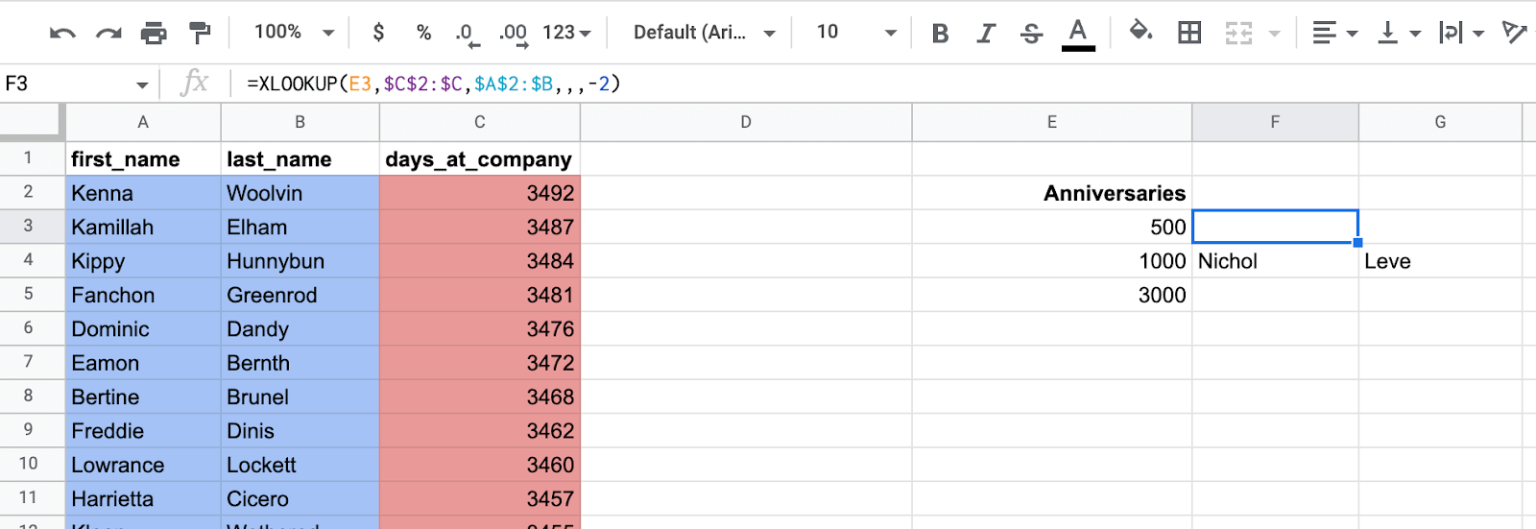 XLOOKUP Google Sheets Guide (With Examples) | Coupler.io Blog