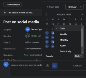 Ultimate Guide To Asana Recurring Tasks | Coupler.io Blog