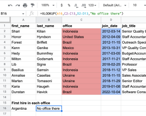 XLOOKUP Google Sheets Guide (With Examples) | Coupler.io Blog