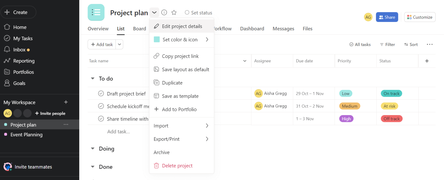 How to Export Asana Data - Ultimate Guide | Coupler.io Blog