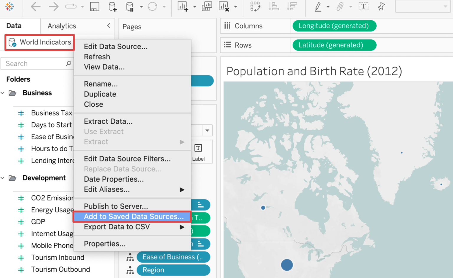 How to Export Data from Tableau