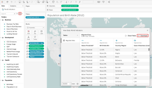 How to Export Data from Tableau