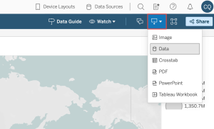How to Export Data from Tableau