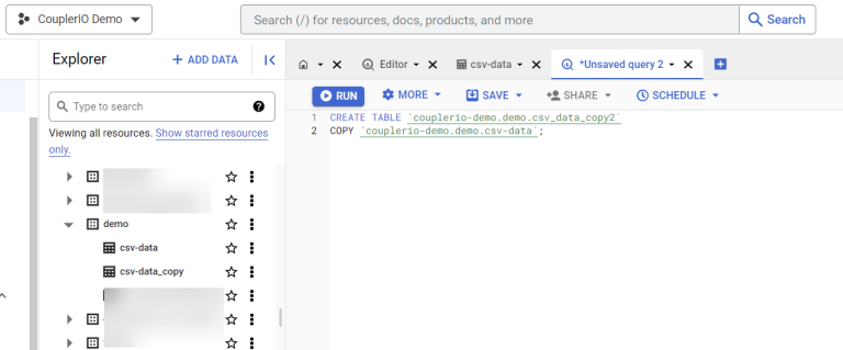 5 Ways to Copy BigQuery Table | Coupler.io Blog