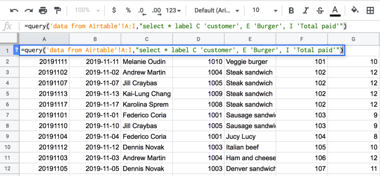 Google Sheets QUERY Function Tutorial 2025 | Coupler.io Blog