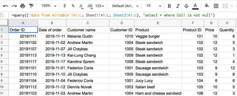 Google Sheets QUERY Function Tutorial 2025 | Coupler.io Blog