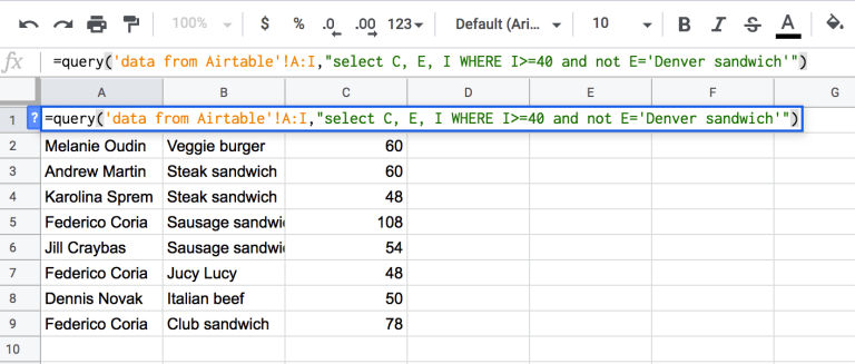 Google Sheets QUERY Function Tutorial 2025 | Coupler.io Blog