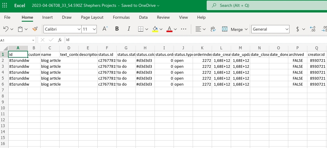 How to export ClickUp to Excel: Tutorial| Coupler.io Blog