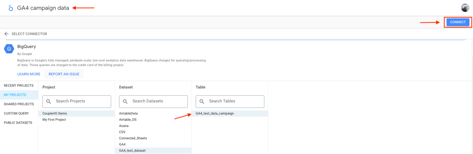 Cómo conectar BigQuery a Looker Studio (Google Data Studio)