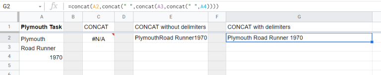 How to Merge Cells in Google Sheets: Formula Examples | Coupler Blog