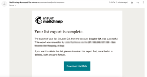 Mailchimp Export Contacts Guide | Coupler.io Blog