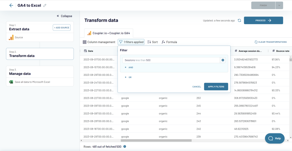 How to Export GA4 to Excel | Coupler.io Blog
