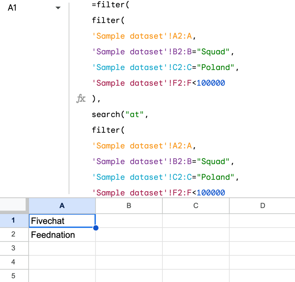 FILTER Function Google Sheets How-To Guide | Coupler.io Blog