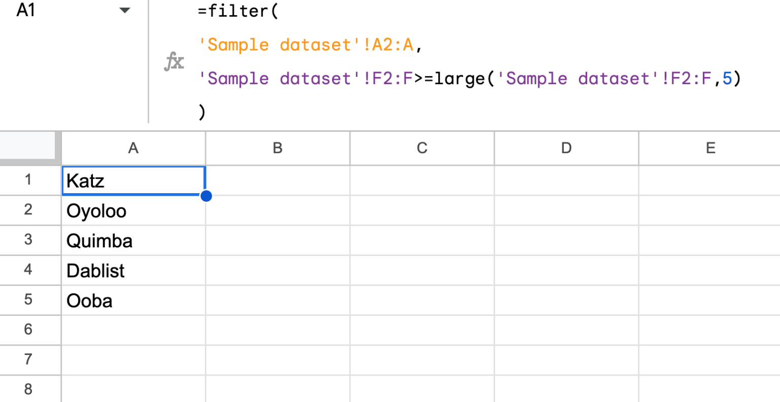 FILTER Function Google Sheets How-To Guide | Coupler.io Blog
