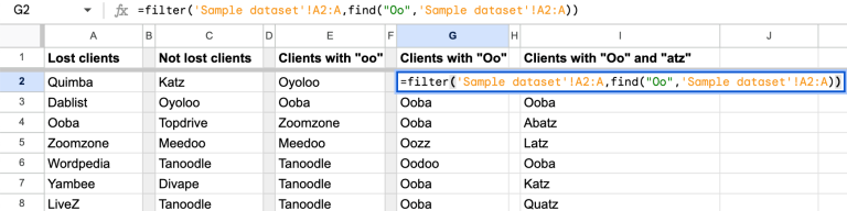 FILTER Function Google Sheets How-To Guide | Coupler.io Blog