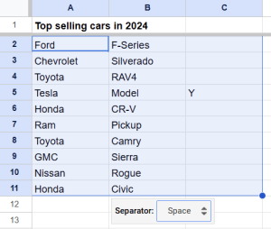 How to Split Cells in Google Sheets | Coupler.io Blog