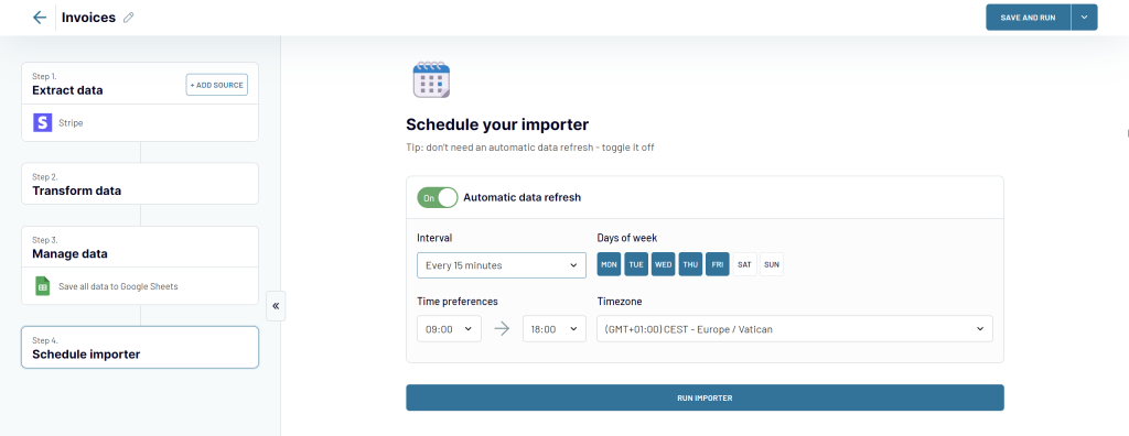 How to Export Stripe data on a schedule | Coupler.io