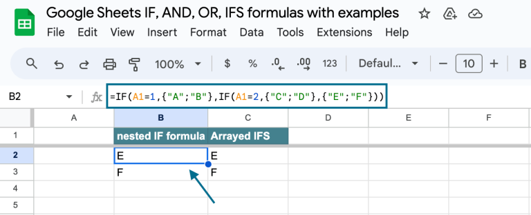 Google Sheets IF, IFS, AND, OR Logical Functions | Coupler.io Blog