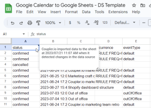 How to Export Google Calendar to Google Sheets | Coupler.io Blog