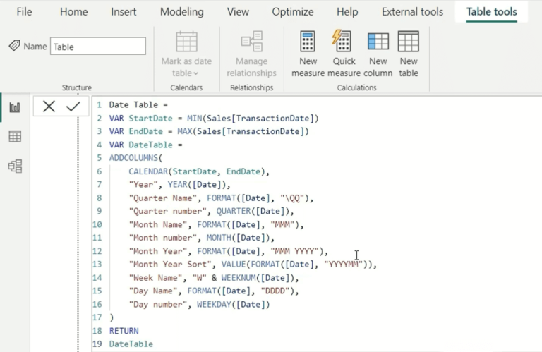 How to Create Power BI Date Table | Coupler.io Blog