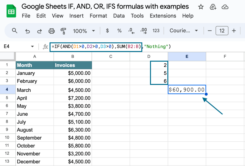 Google Sheets IF, IFS, AND, OR Logical Functions | Coupler.io Blog