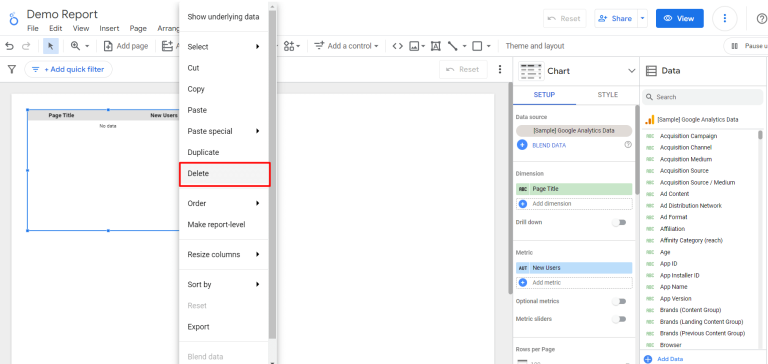Guide on Looker Studio (Google Data Studio) Charts | Coupler.io Blog