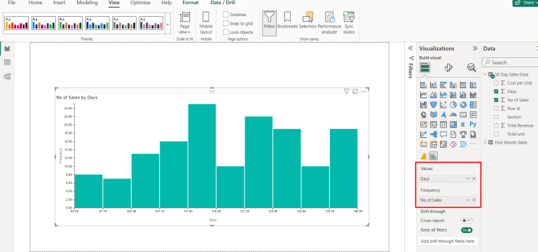 How To Create A Histogram In Power BI: All Options Explained | Coupler ...