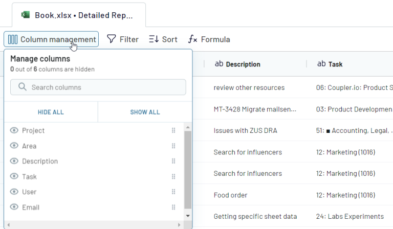 IMPORTRANGE Excel - Options and Alternatives | Coupler.io Blog