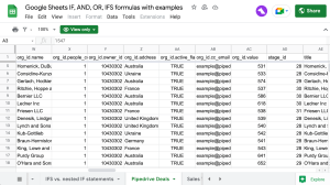 Google Sheets IF, IFS, AND, OR Logical Functions | Coupler.io Blog