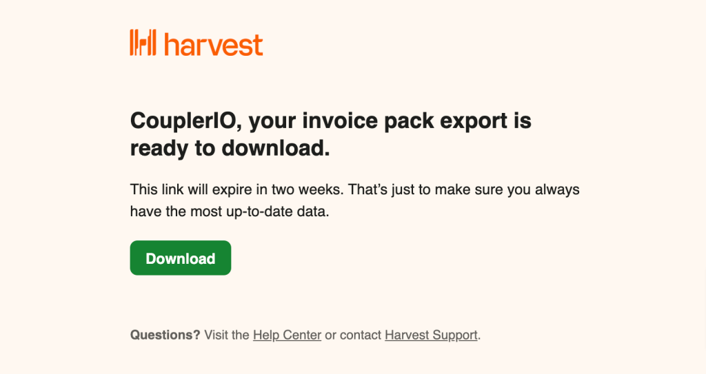 How to Export Harvest Data on a Schedule | Coupler.io Blog