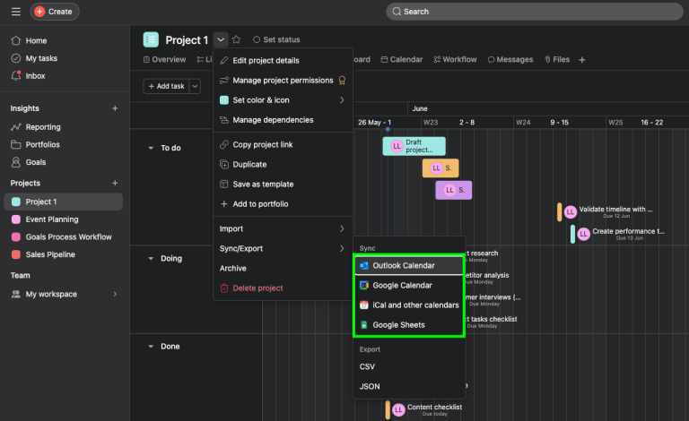 How to Export Asana Data - Ultimate Guide | Coupler.io Blog