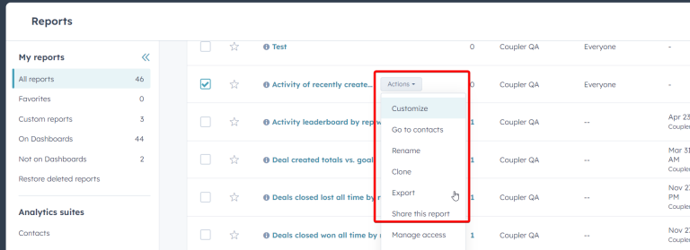 How to Export Data from HubSpot | Coupler.io Blog