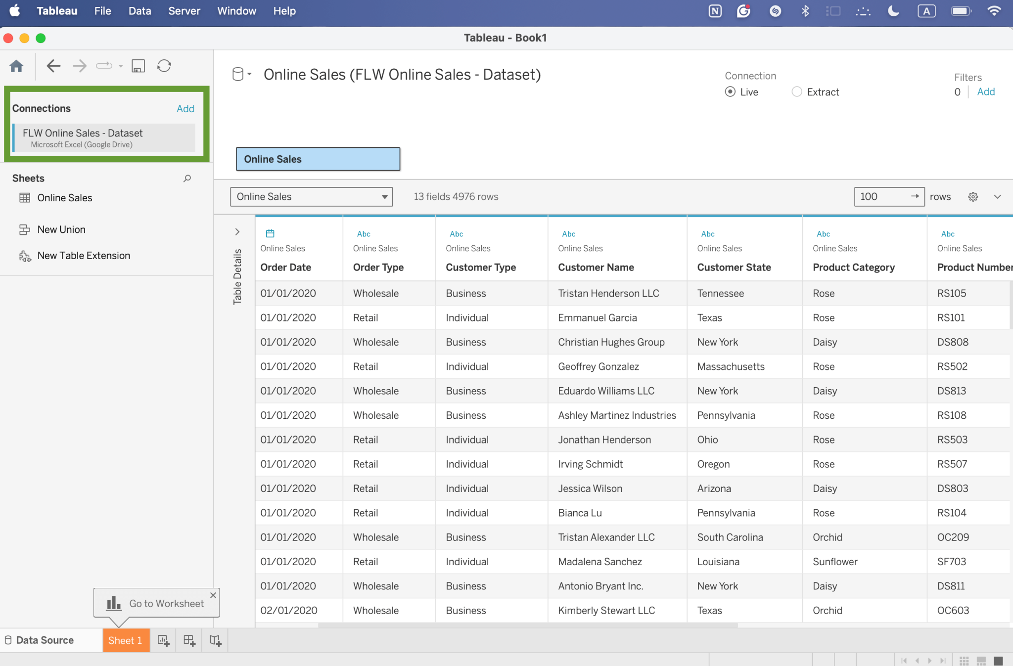 How to connect Tableau to Google Sheets | Coupler.io Blog