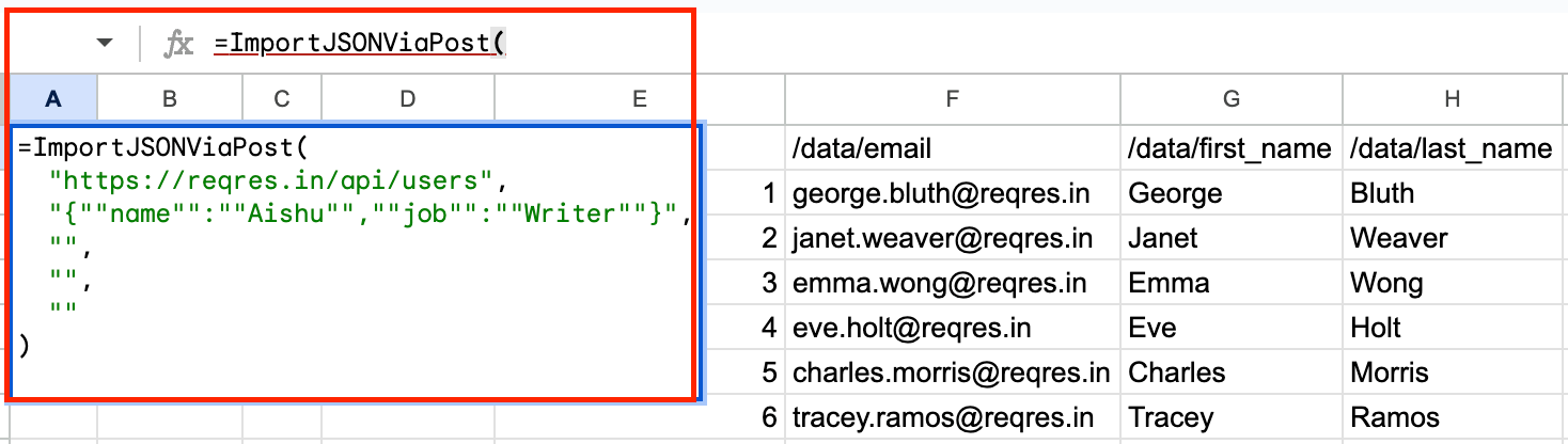 Import JSON to Google Sheets No-Code | Coupler.io Blog