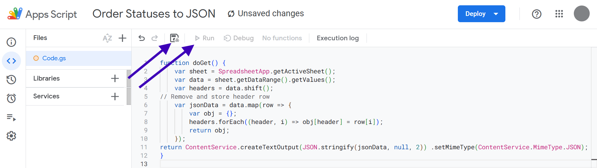 Export Google Sheets to JSON | Coupler.io Blog